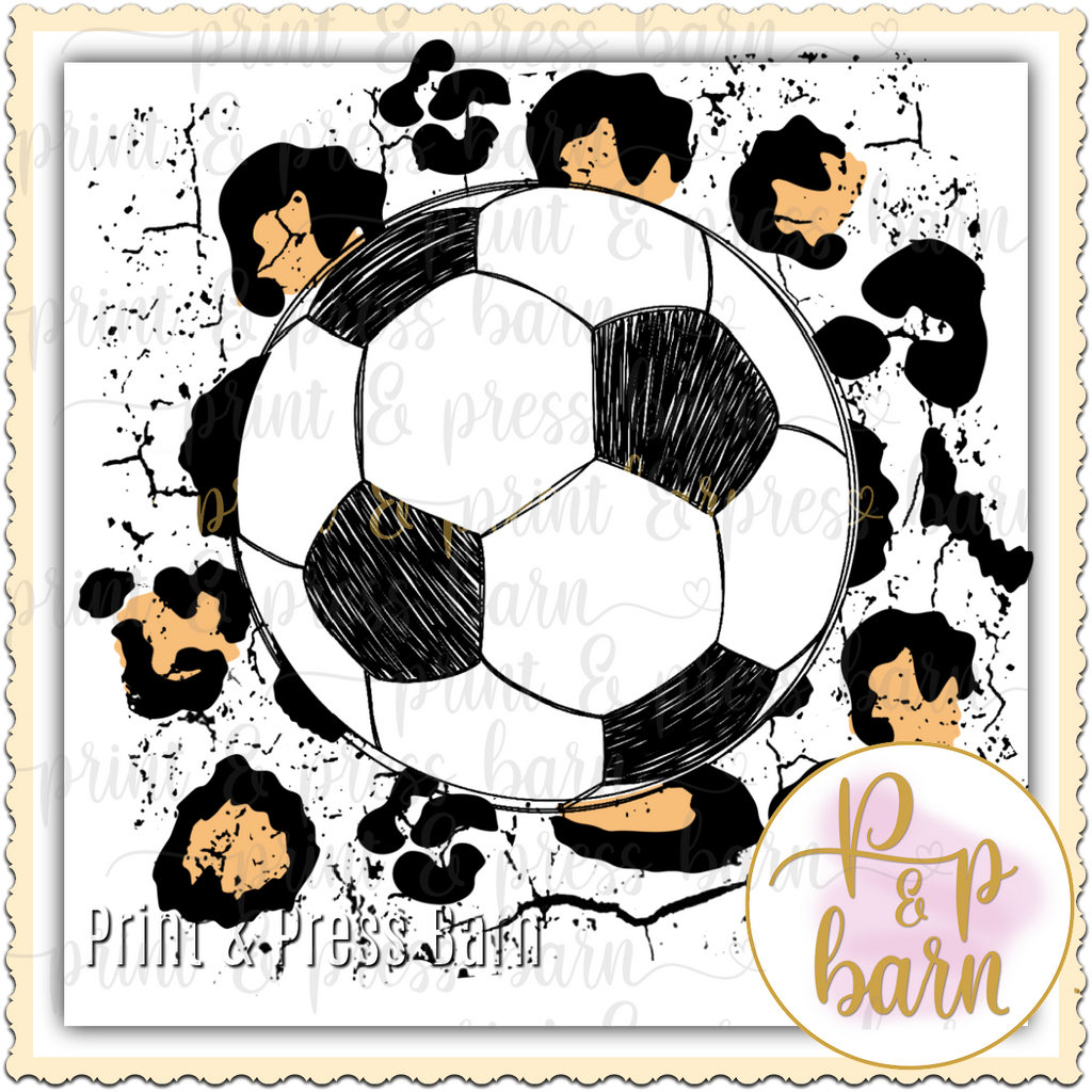 Soccer Leopard Background – Print & Press Barn