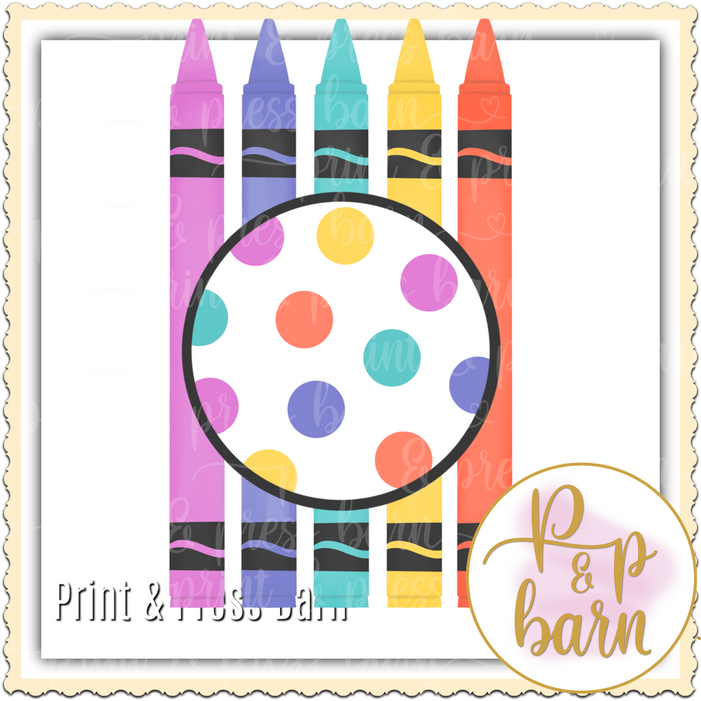 Polka Dot Crayon – Print & Press Barn