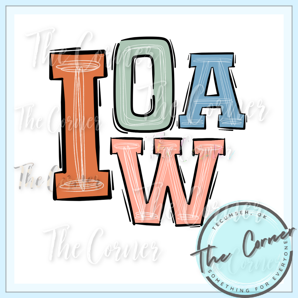 Iowa State Boho Letters – Print & Press Barn
