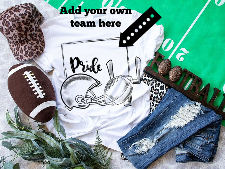 BLANK Football Pride- Black – Print & Press Barn