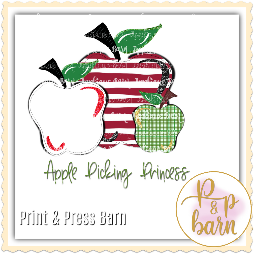 Apple Picking Princess – Print & Press Barn