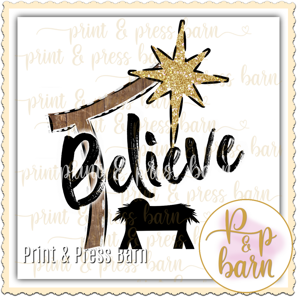 Believe Nativity – Print & Press Barn