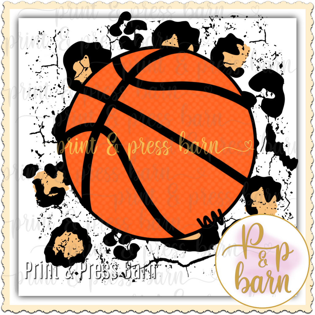 Basketball Leopard Background – Print & Press Barn