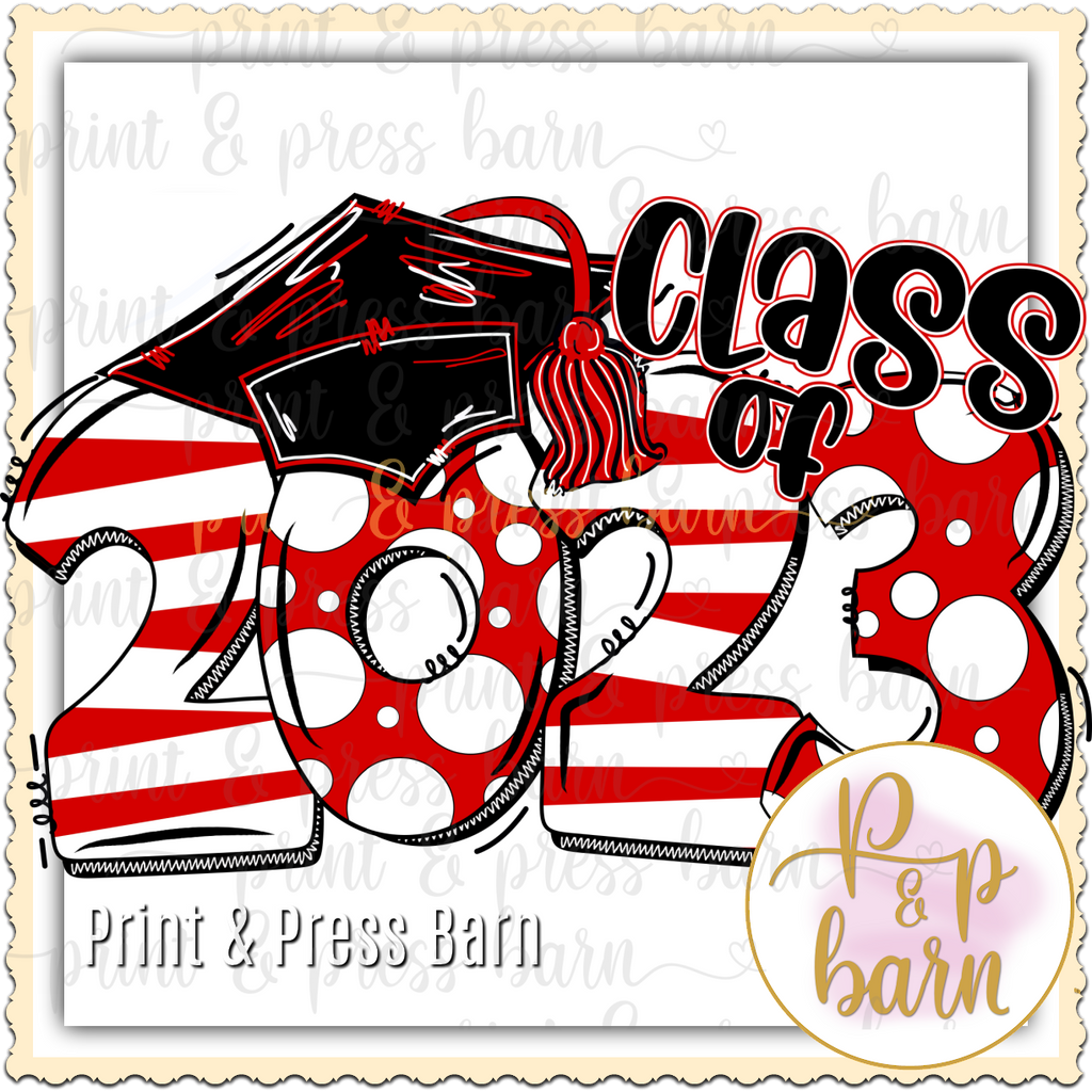 Class of 2023- red – Print & Press Barn