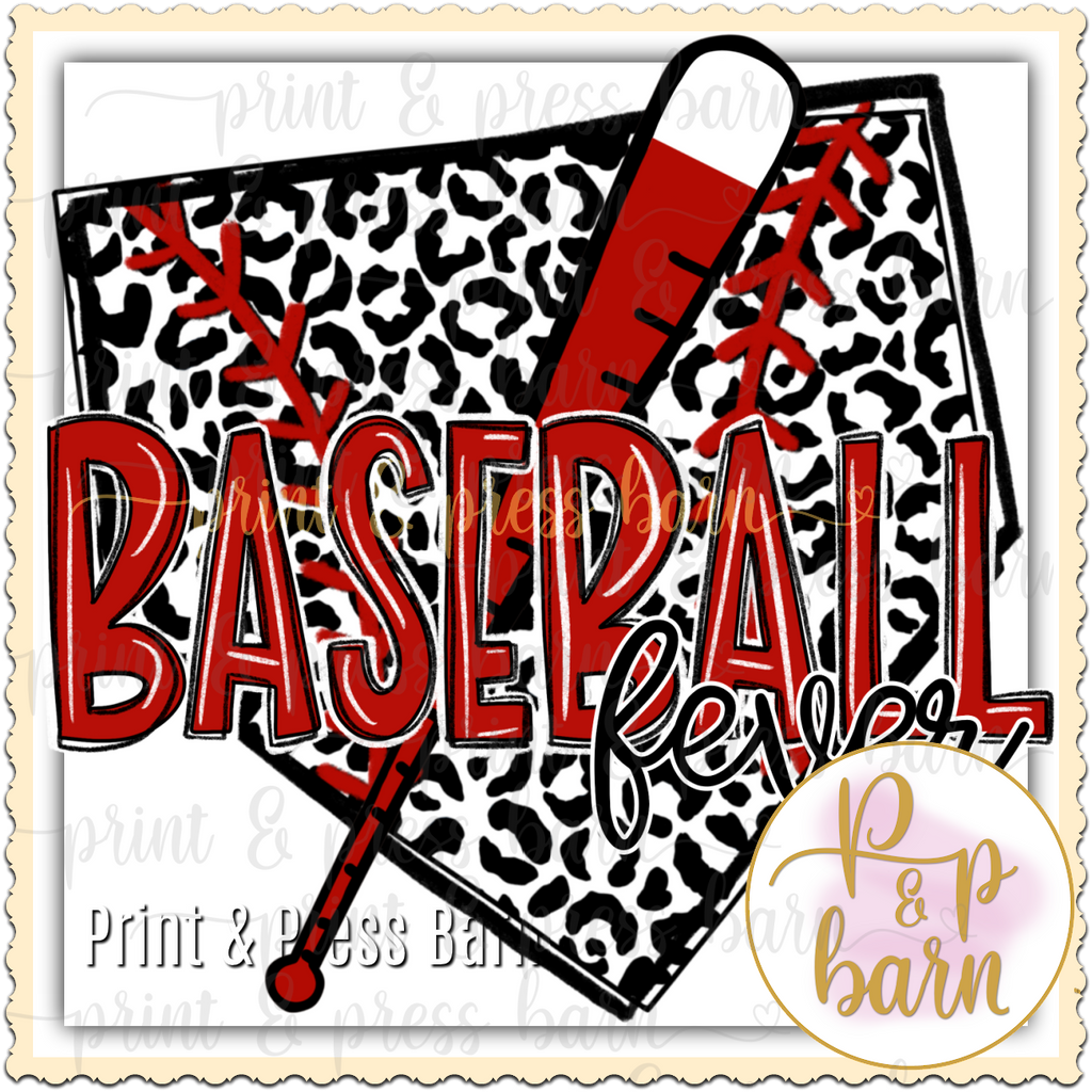 Baseball Fever PLate – Print & Press Barn