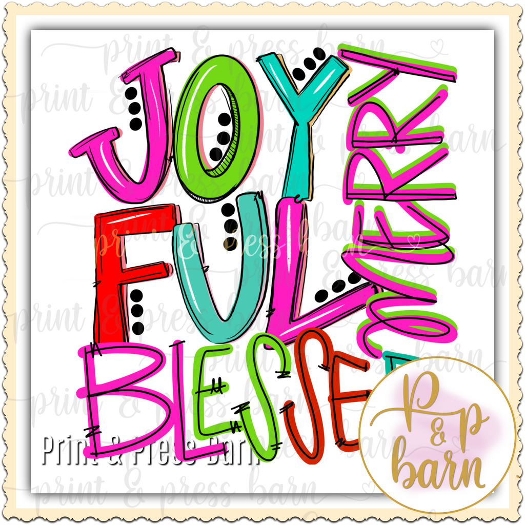 Joyful Lettering – Print & Press Barn