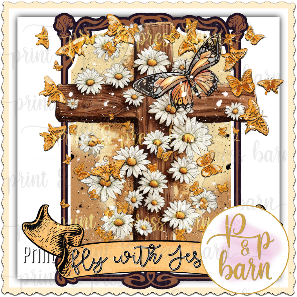 Fly with Jesus – Print & Press Barn