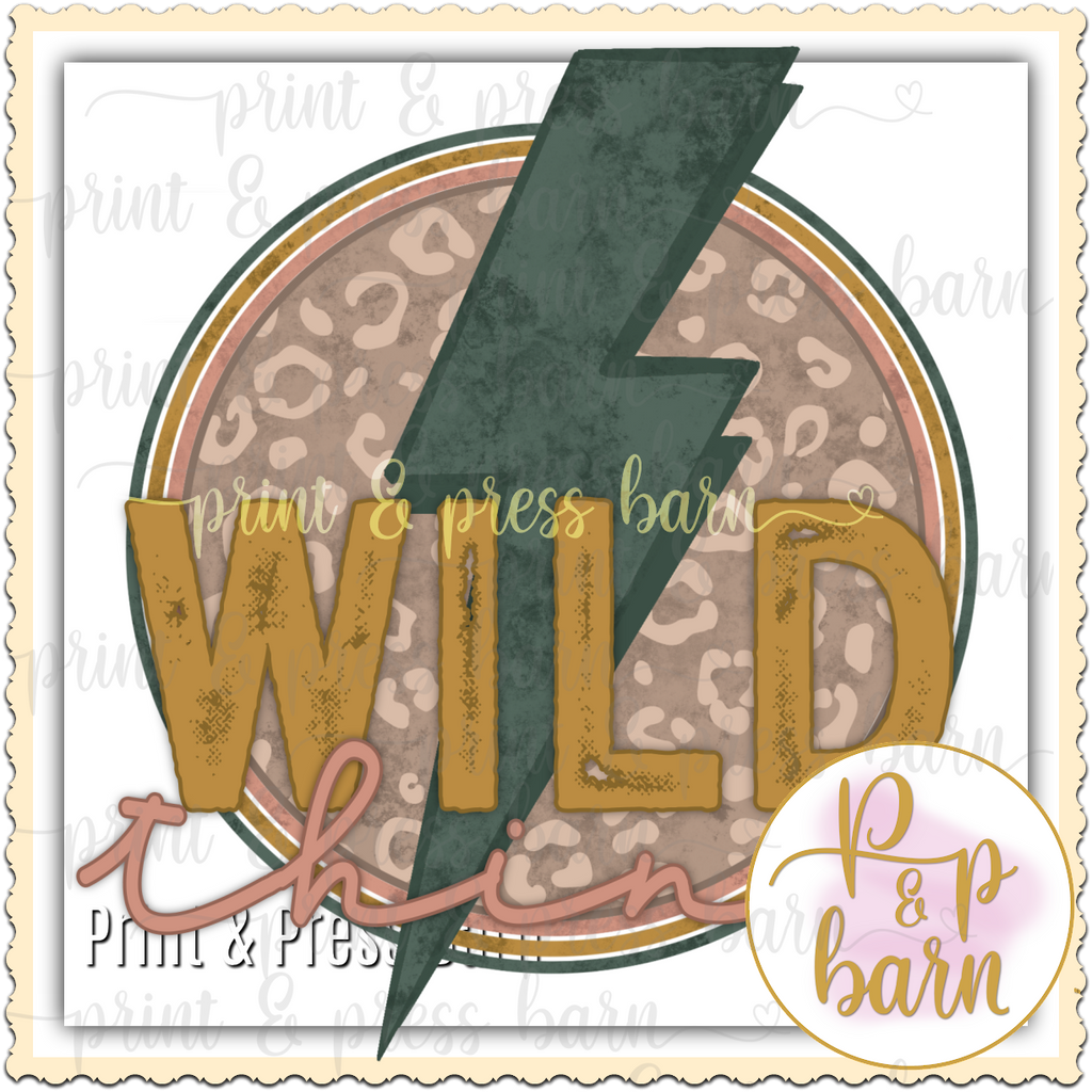 Wild Thing – Print & Press Barn