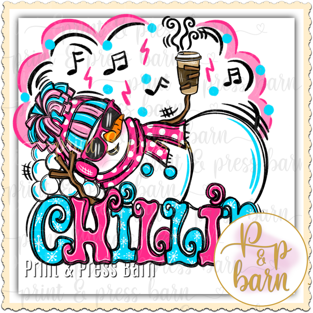 Chillin Snowman – Print & Press Barn