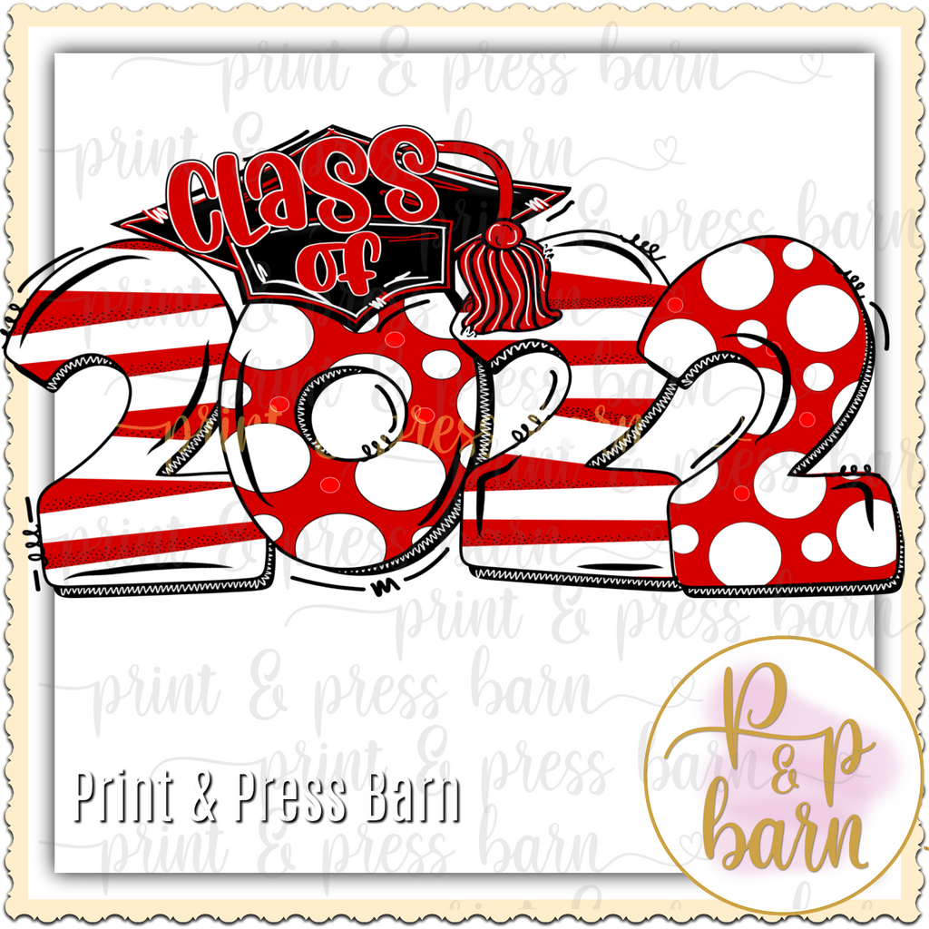 Class of 2022- Red – Print & Press Barn