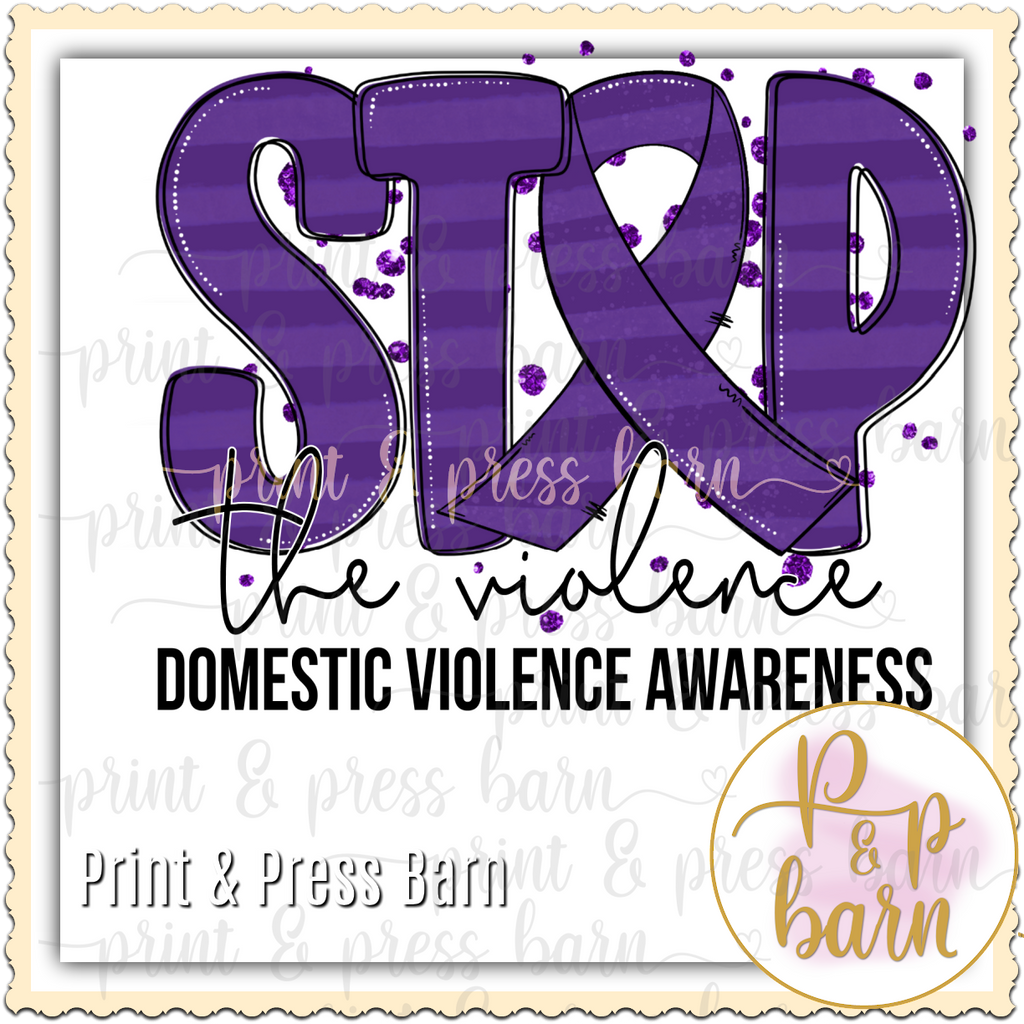 Stop Domestic Violence – Print & Press Barn