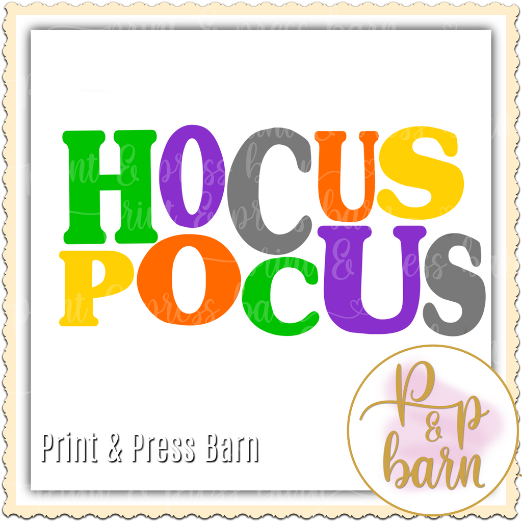 Hocus Pocus word – Print & Press Barn
