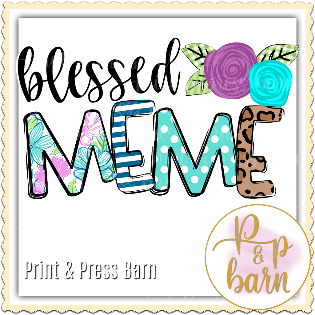 Blessed MeMe – Print & Press Barn