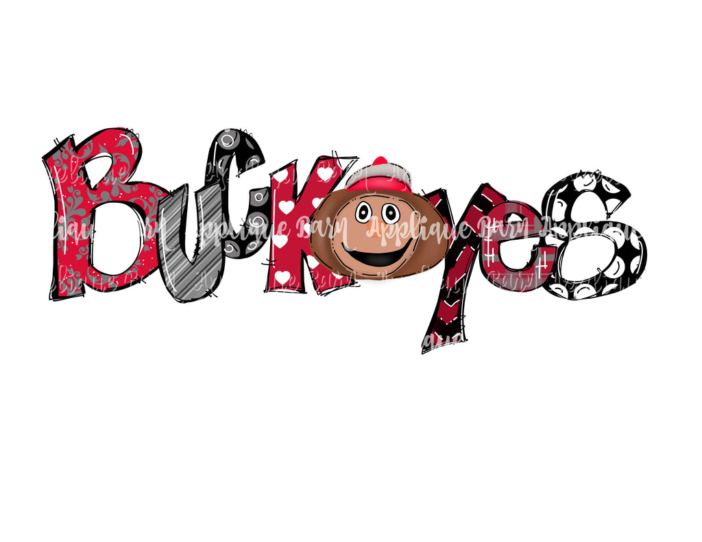 Buckeye Word Art – Print & Press Barn