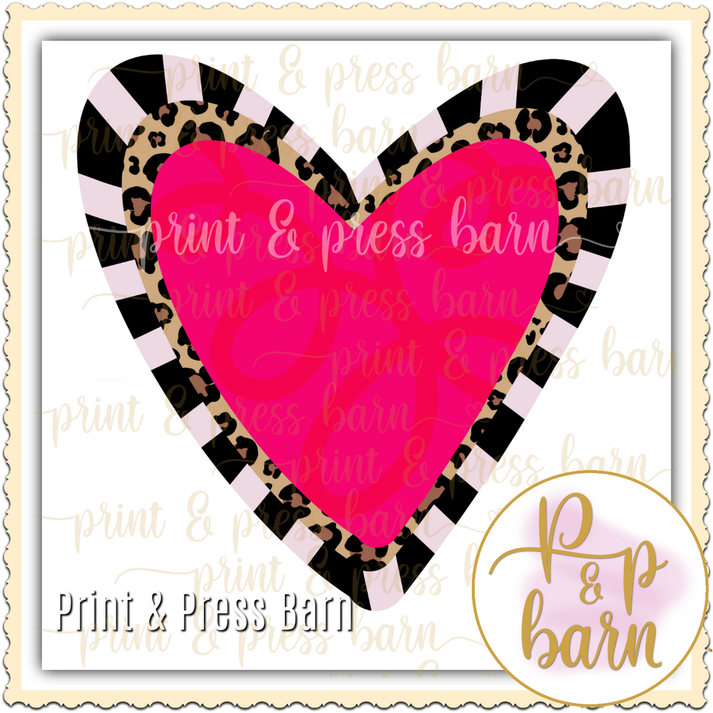 Single Heart – Print & Press Barn