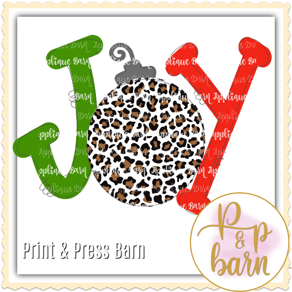 Joy Leopard – Print & Press Barn