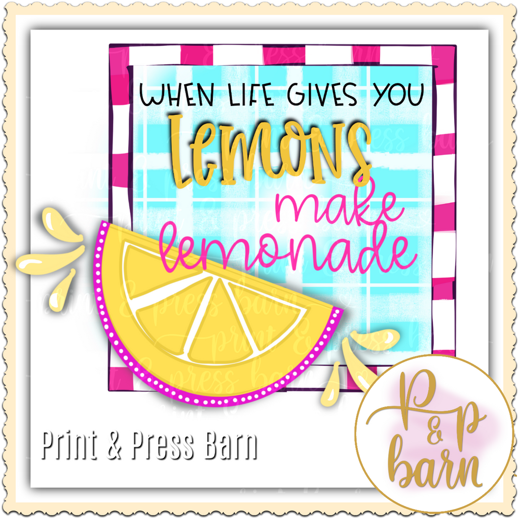 Make Lemonade – Print & Press Barn