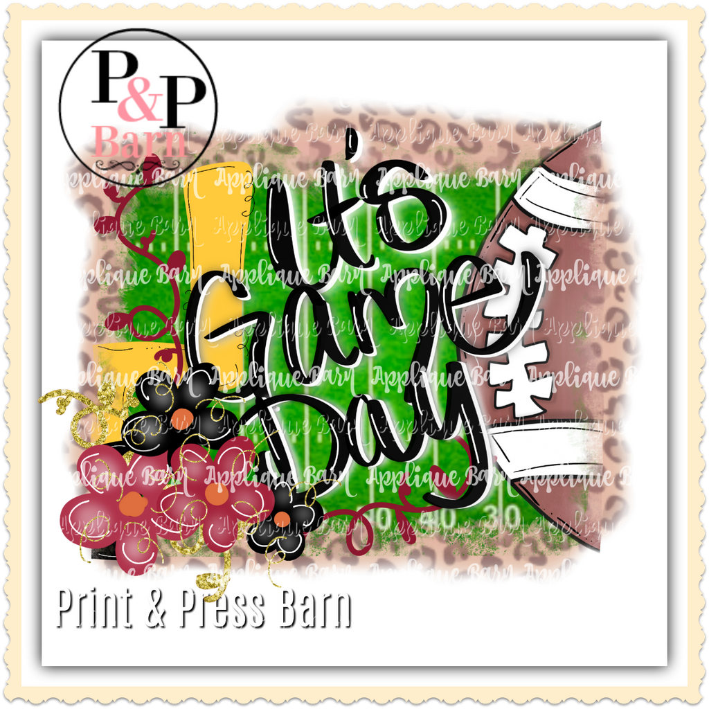 Game Day- Red and Black – Print & Press Barn