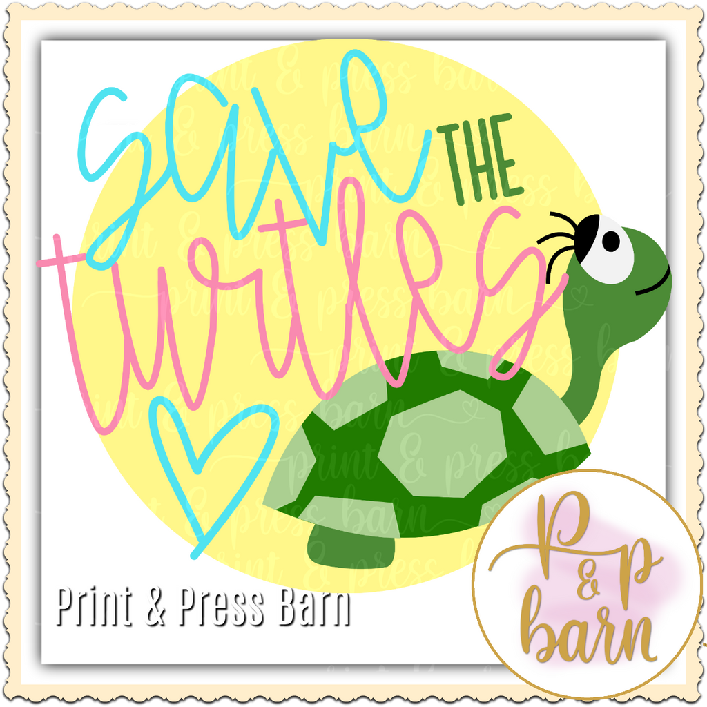 Save the Turtles – Print & Press Barn