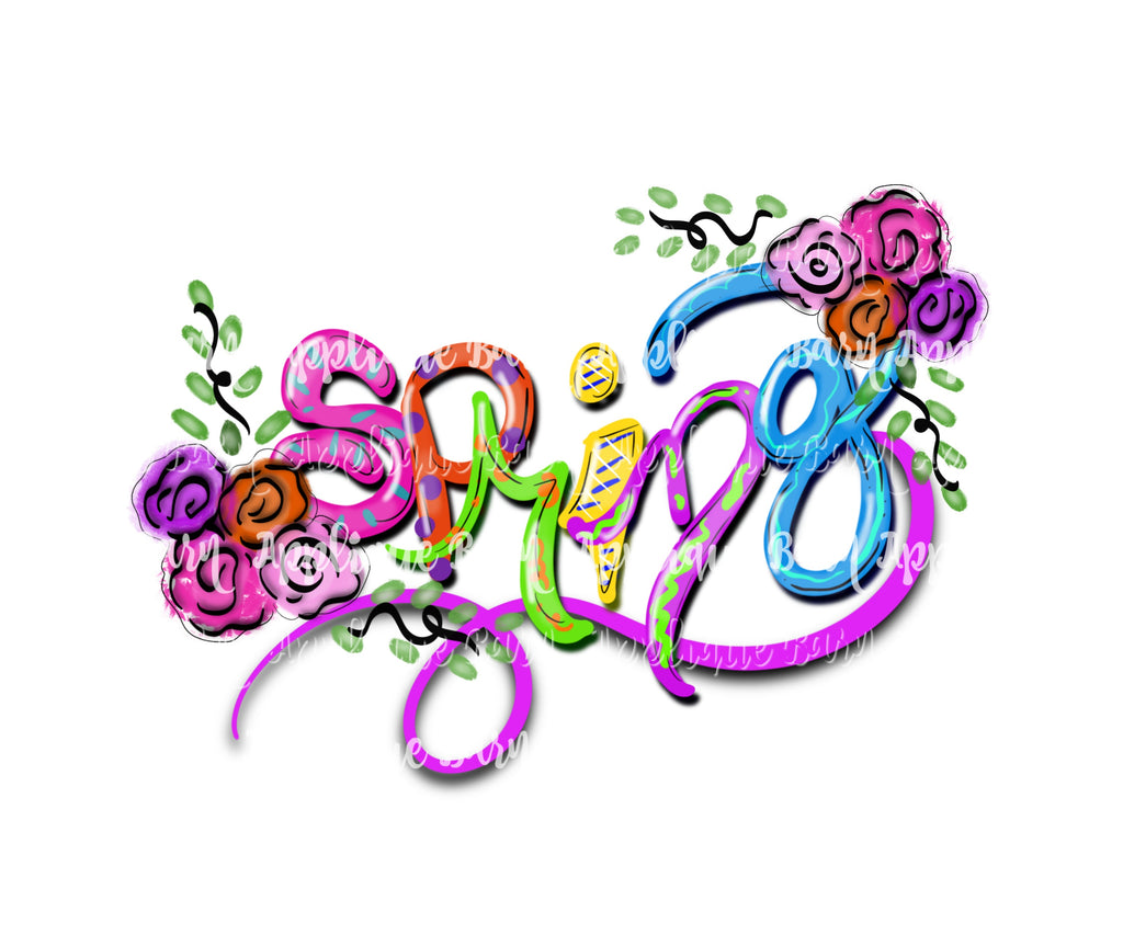 Spring Word Art – Print & Press Barn