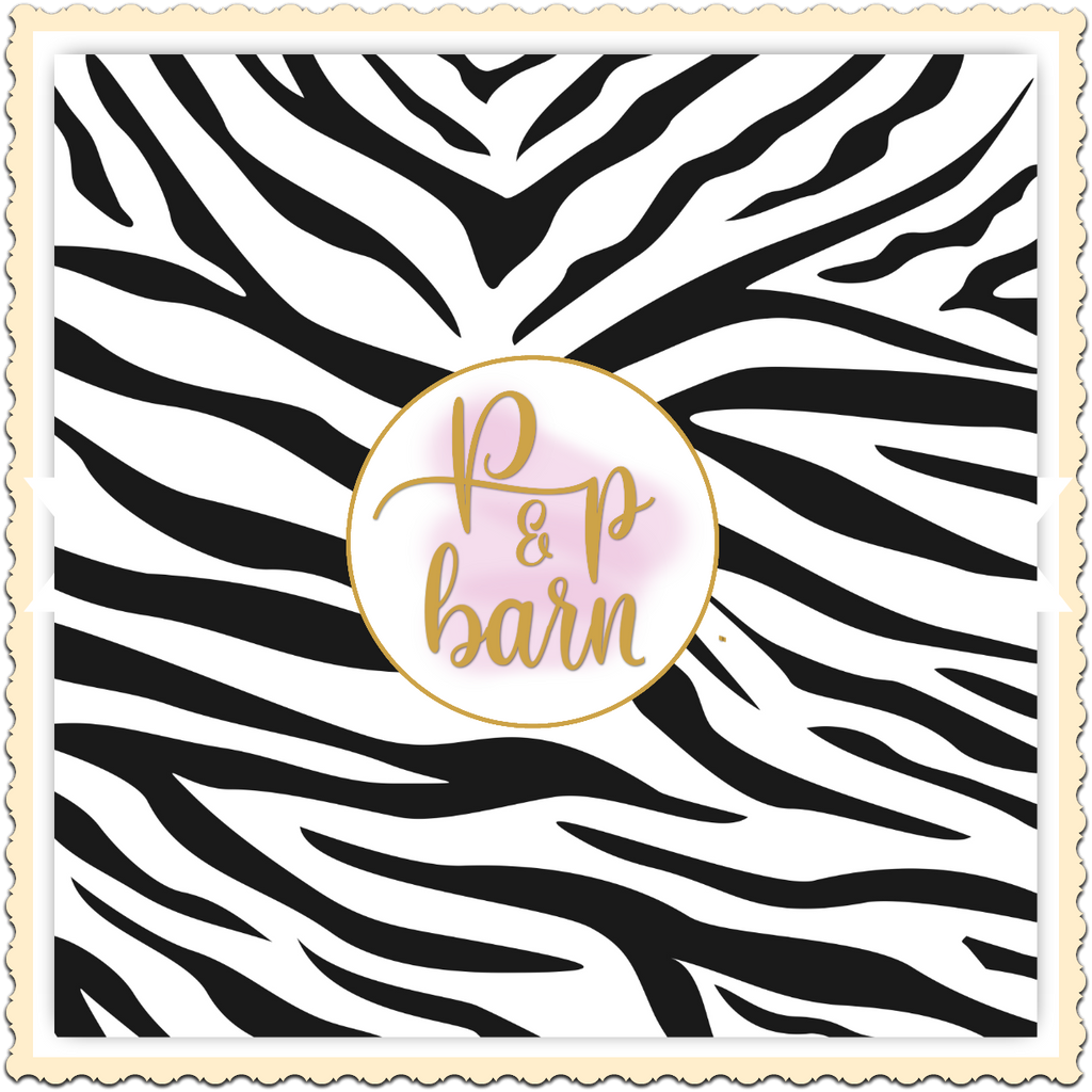 Zebra Vinyl Sheet- Black – Print & Press Barn